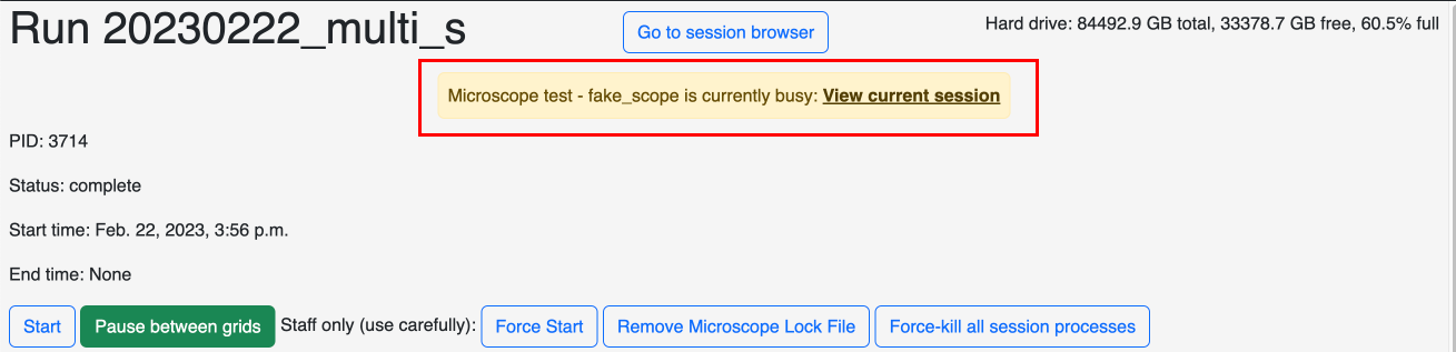 Run a Session - SmartScope