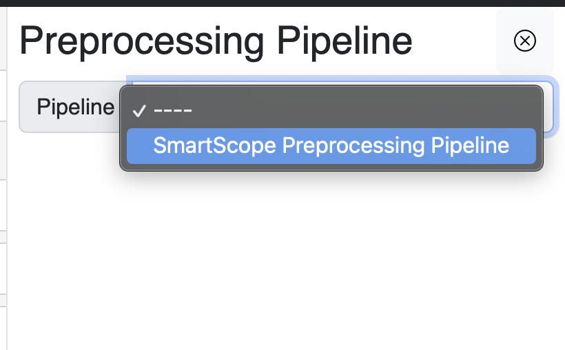 Preprocessing Pipeline - SmartScope